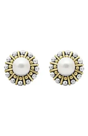 Lagos LAGOS Luna Pearl Stud Earrings Pearl