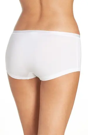Hanro Stretch Modal Boyshorts - White