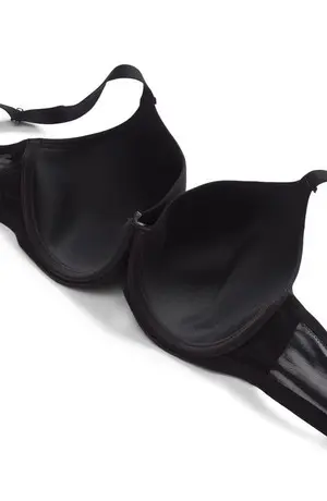 Elomi Bijou Full Figure Underwire Plunge Bra - Black