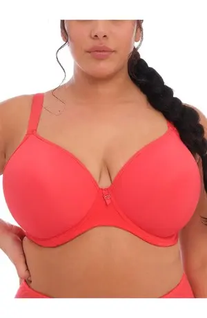 Elomi Bijou Full Figure Underwire Plunge Bra - Cayenne