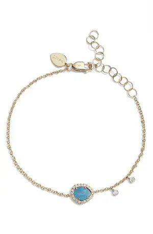 Meira T Opal And Diamond Bracelet - Blue