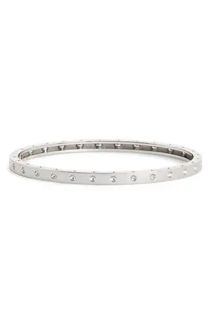 Roberto Coin Roberto Coin 18K Gold Symphony Pols Moi Ruby Bangle White Gold