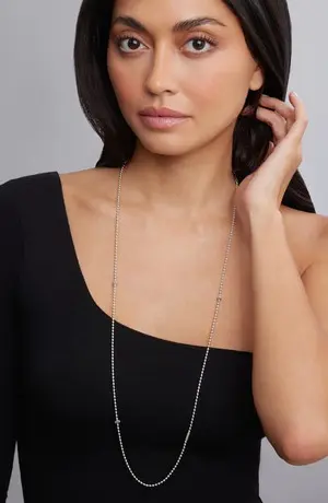 Lagos Long Caviar Icon Station Necklace