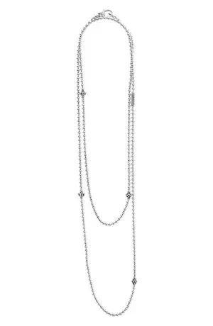 Lagos Long Caviar Icon Station Necklace