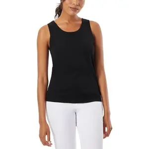 Jones New York Scoop Neck Tank - Jones Black