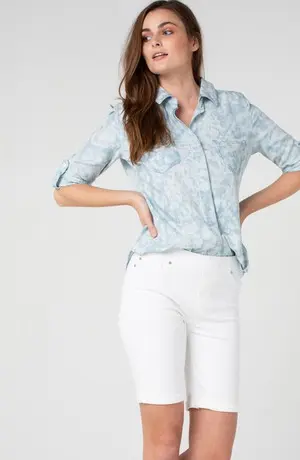 LIVERPOOL Chloe Pull-on Bermuda Shorts