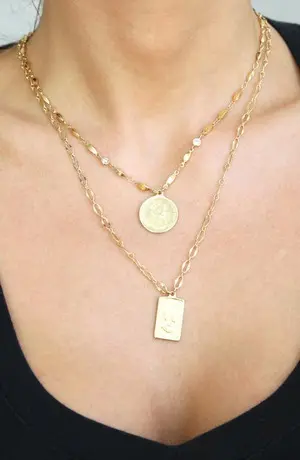 Ettika Set Of 2 Pendant Necklaces