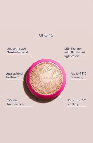 Foreo Ufo™ 2 Power Mask & Light Therapy Device - Black