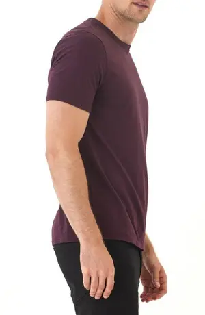 THREADS 4 THOUGHT Slim Fit Crewneck T-shirt - Ultra Maroon
