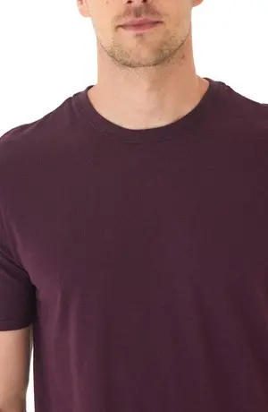 THREADS 4 THOUGHT Slim Fit Crewneck T-shirt - Ultra Maroon