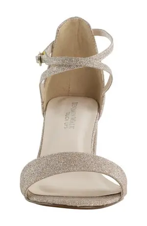 TOUCH UPS Jackie Block Heel Sandal - Champagne