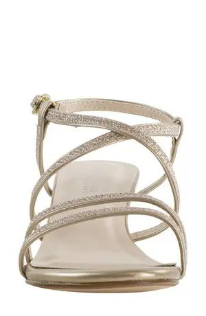 TOUCH UPS Maisie Kitten Heel Slingback Sandal - Champagne