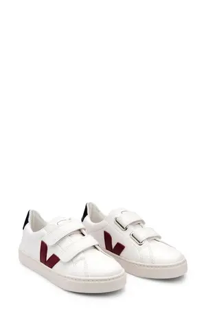 VEJA Veja Esplar Low Top Sneaker White/ Marsala/ Black