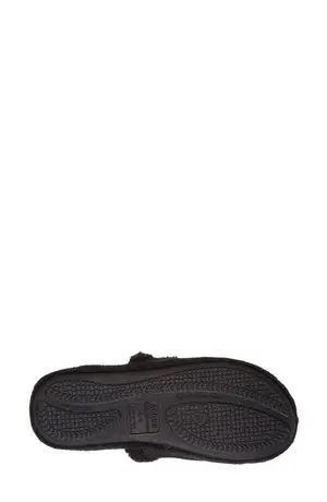 Acorn Waffle Spa Slide Slipper - Black