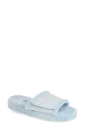 Acorn Waffle Spa Slide Slipper - Powder Blue