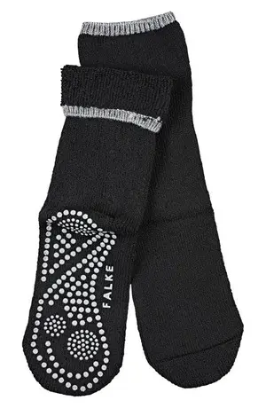 Falke Cuddle Pad Crew Socks - Black