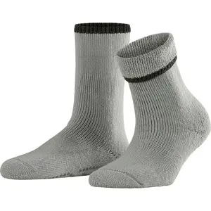 Falke Falke Cuddle Pad Crew Socks Silver