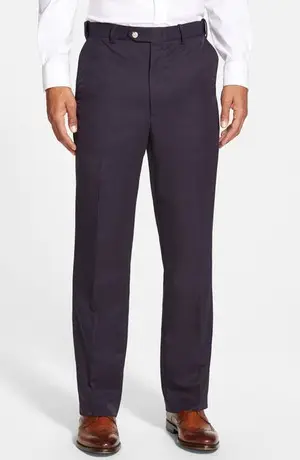 Berle Flat Front Pants For Men