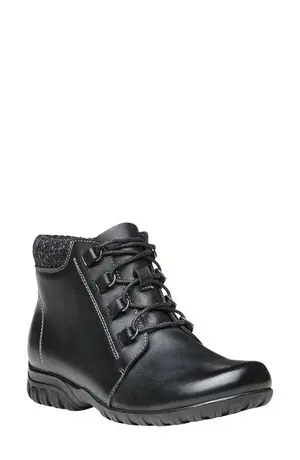 Propet Stacked Heel Booties