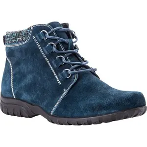 PROPET Delaney Water Resistant Bootie - Navy Suede