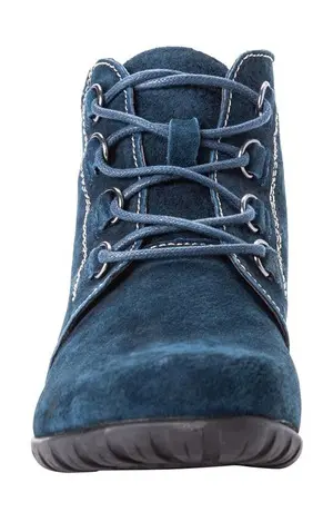 PROPET Delaney Water Resistant Bootie - Navy Suede