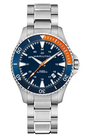Hamilton Hamilton Khaki Navy Scuba Automatic Bracelet Watch Blue/silver