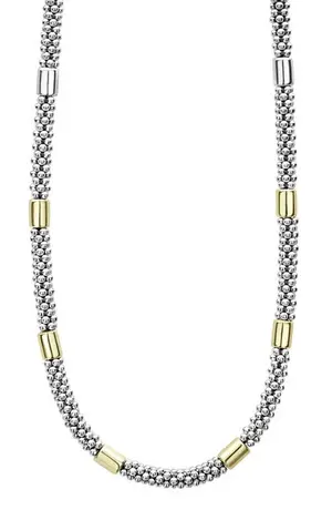 Lagos Caviar Rope Collar Necklace