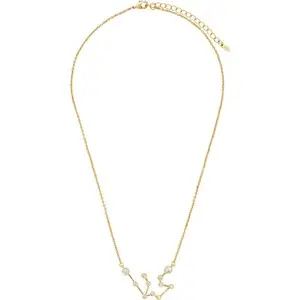 Sterling Forever Constellation Necklace - Gold - Aquarius