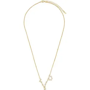 Sterling Forever Constellation Necklace - Gold - Pisces