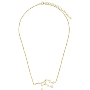 Sterling Forever Constellation Necklace - Gold - Virgo
