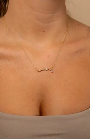 Sterling Forever Constellation Necklace - Silver - Aquarius