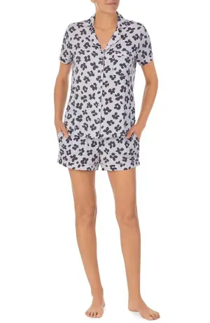 Kate Spade New York Print Short Pajamas Grey Print