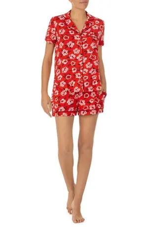 Kate Spade New York Print Short Pajamas Orange Print