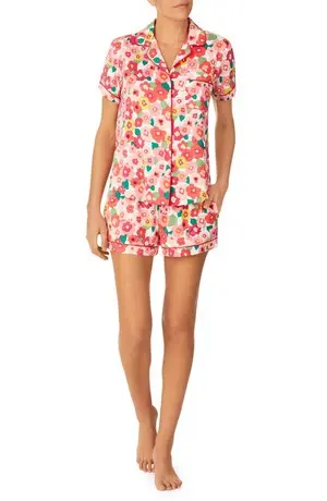 Kate Spade New York Print Short Pajamas White Ditsy