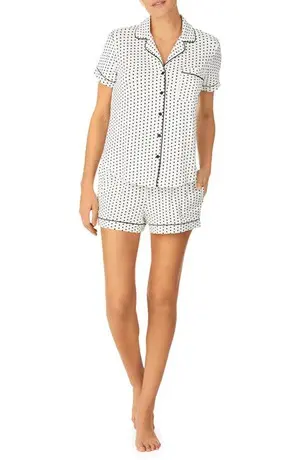 Kate Spade New York Print Short Pajamas White/ Dot
