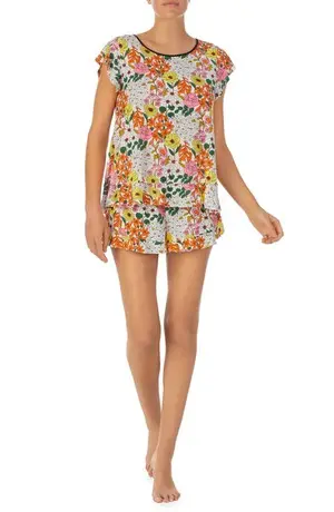 Kate Spade New York Print Short Pajamas White Floral