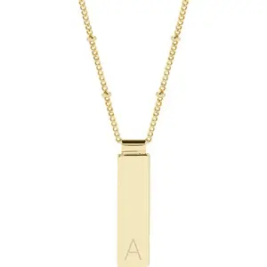 BROOK & YORK Maisie Initial Pendant Necklace - Gold A