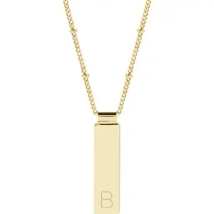 BROOK & YORK Maisie Initial Pendant Necklace - Gold B