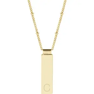 BROOK & YORK Maisie Initial Pendant Necklace - Gold C