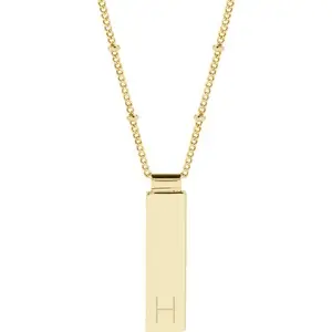 BROOK & YORK Maisie Initial Pendant Necklace - Gold H