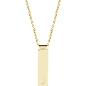 BROOK & YORK Maisie Initial Pendant Necklace - Gold J