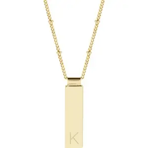 BROOK & YORK Maisie Initial Pendant Necklace - Gold K