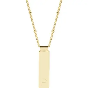 BROOK & YORK Maisie Initial Pendant Necklace - Gold P