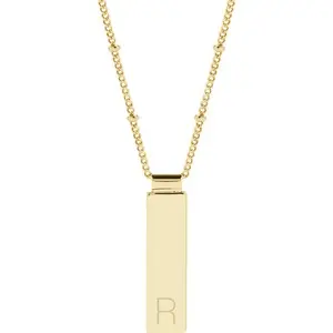 BROOK & YORK Maisie Initial Pendant Necklace - Gold R