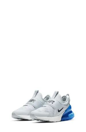 Nike Kid's  Air Max Extreme Sneaker Platinum/ Blue Void/ Blue