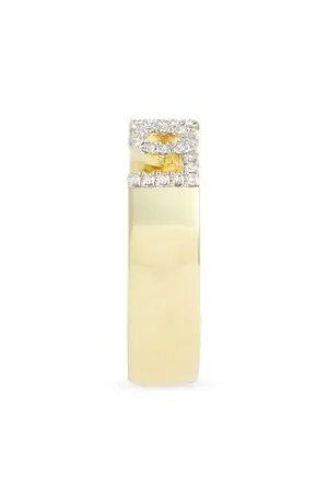 Meira T Diamond Pave Love Band Ring In 14k Gold