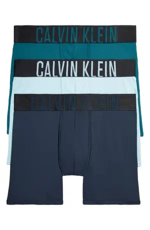 Calvin Klein Classics 3-pack Cotton Boxer Briefs Atlantic Multi