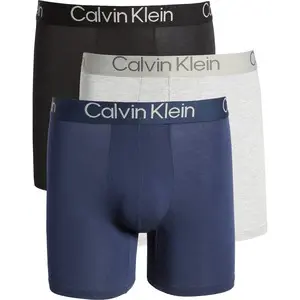 Calvin Klein Classics 3-pack Cotton Boxer Briefs Black Blue