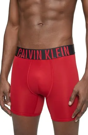 Calvin Klein Classics 3-pack Cotton Boxer Briefs Black/ Red Combo
