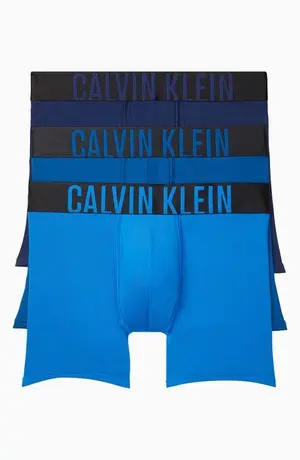 Calvin Klein Classics 3-pack Cotton Boxer Briefs Blue Combo